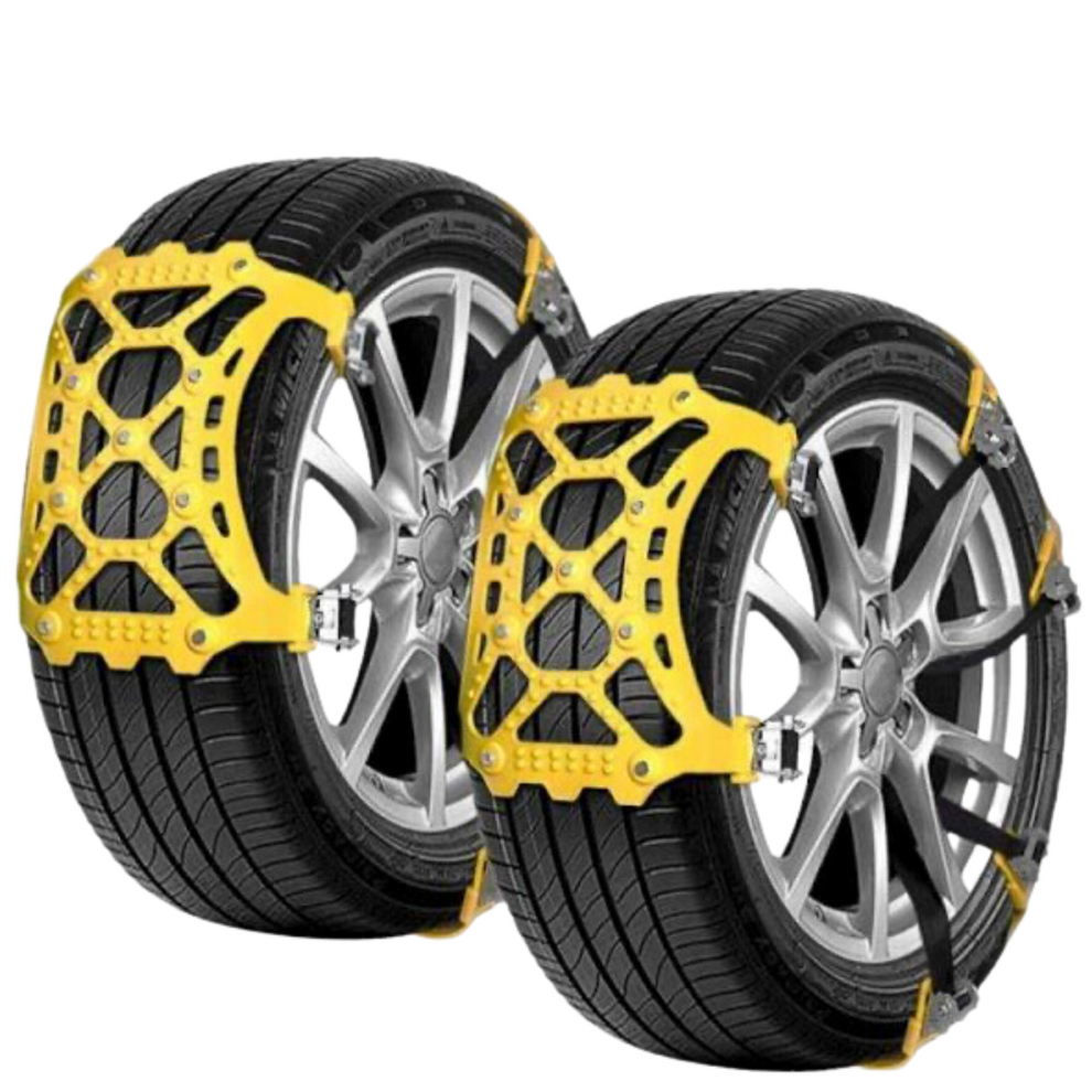 Set 6 sisteme antiderapante din cauciuc, inlocuitor lant de zapada sau ...